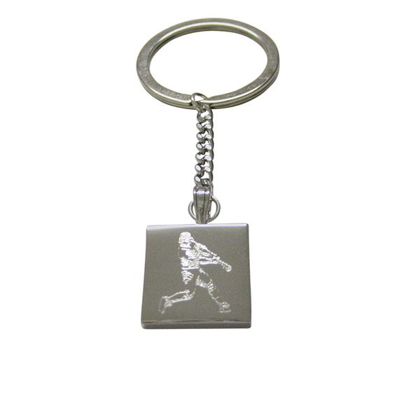 Kiola Designs | Accessories | Silver Toned Etched Baseball Player ...